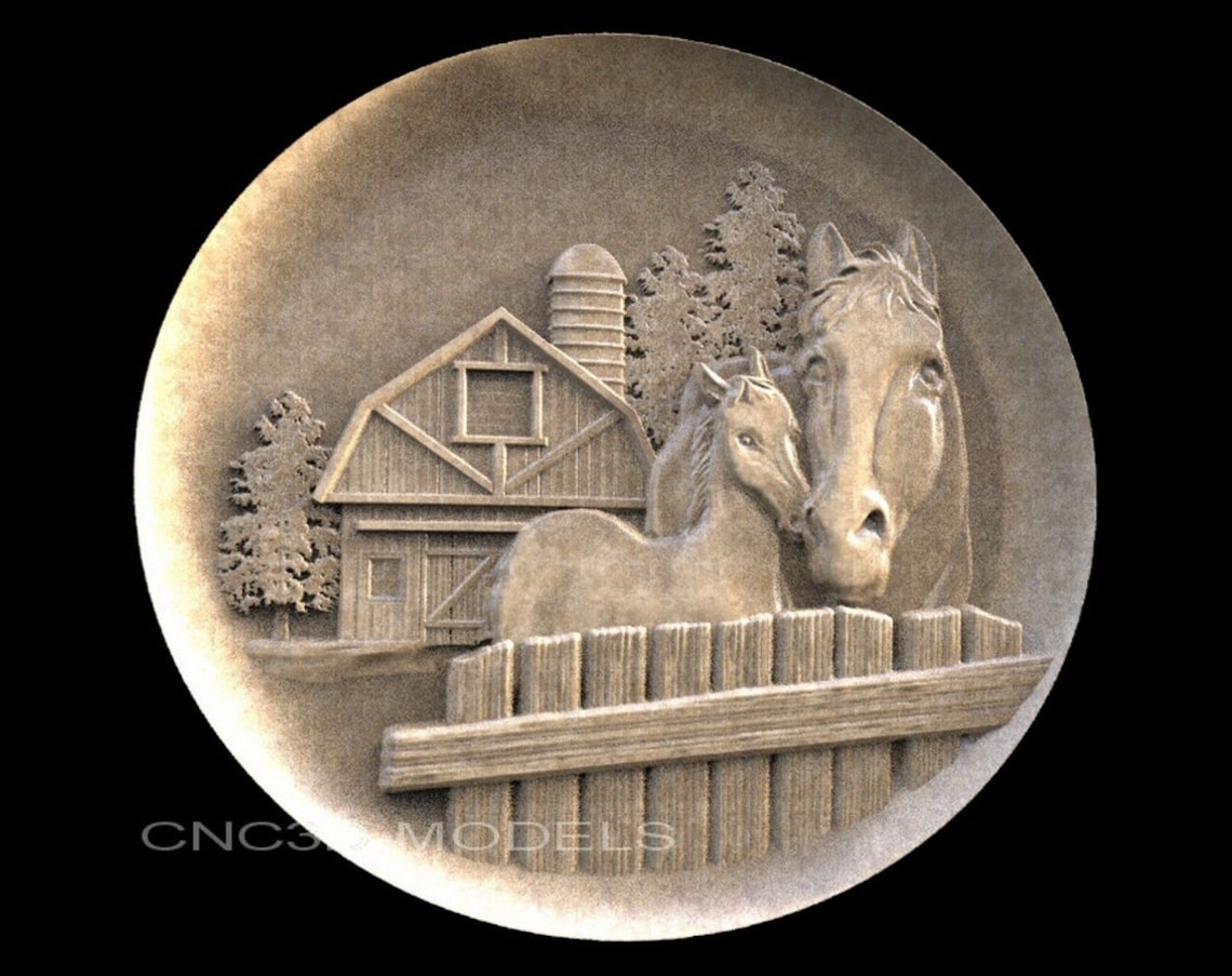 3D STL Model for CNC Router Engraver Carving Machine Relief | Etsy