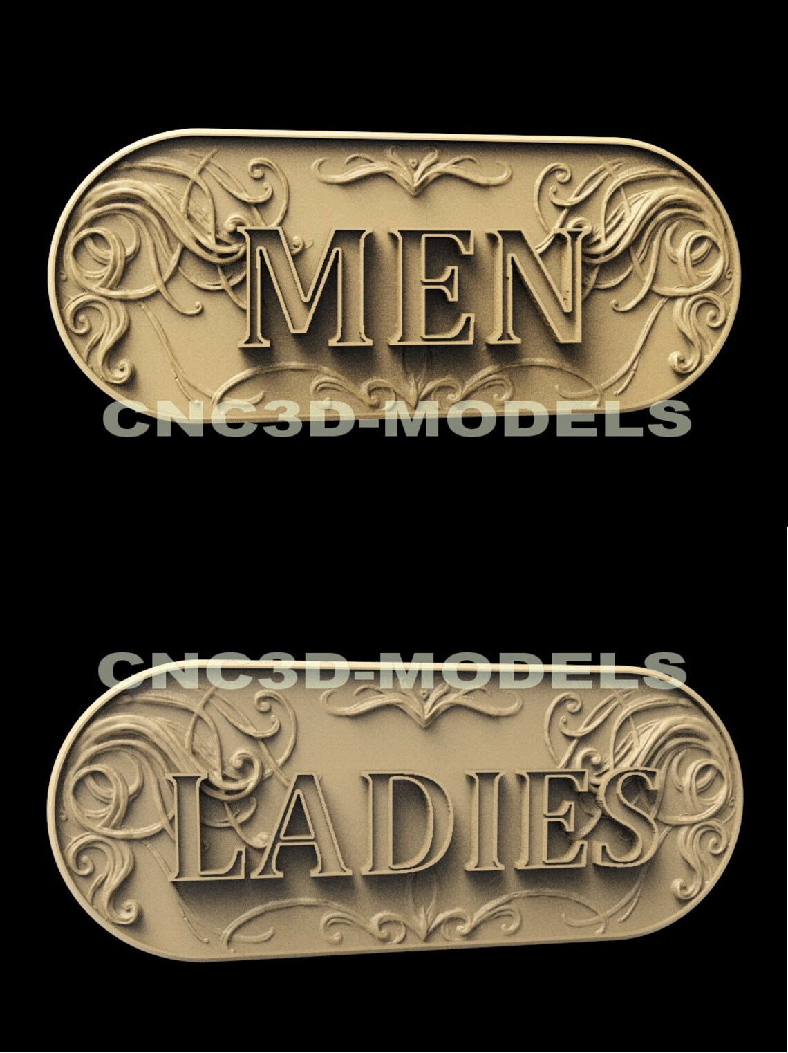 3D STL Model for CNC Router Engraver Carving Machine Relief | Etsy