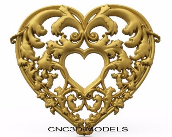 3d Stl Model For Cnc Router Engraver Carving Machine Relief Etsy