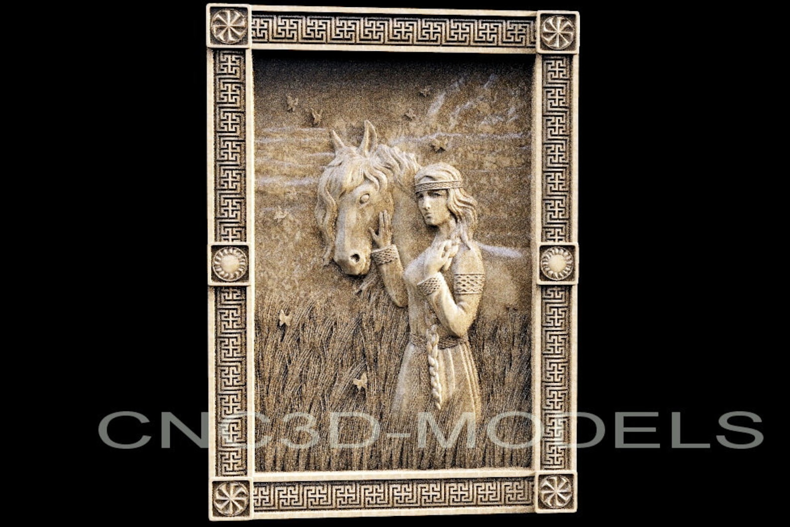 3D STL Model for CNC Router Engraver Carving Machine Relief - Etsy