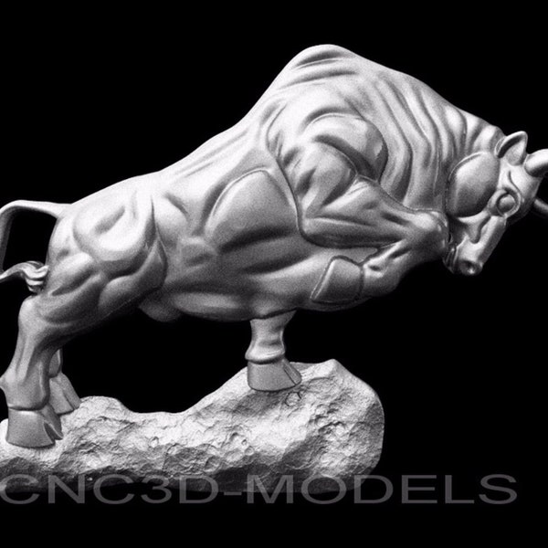 3d Printed Bull - Etsy