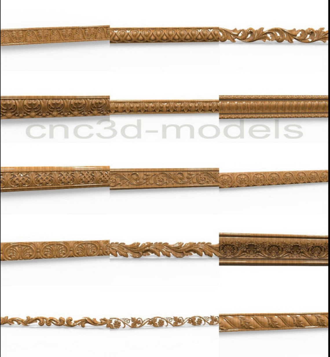 65 Pcs 3D STL Model for CNC Router Engraver Carving Machine | Etsy