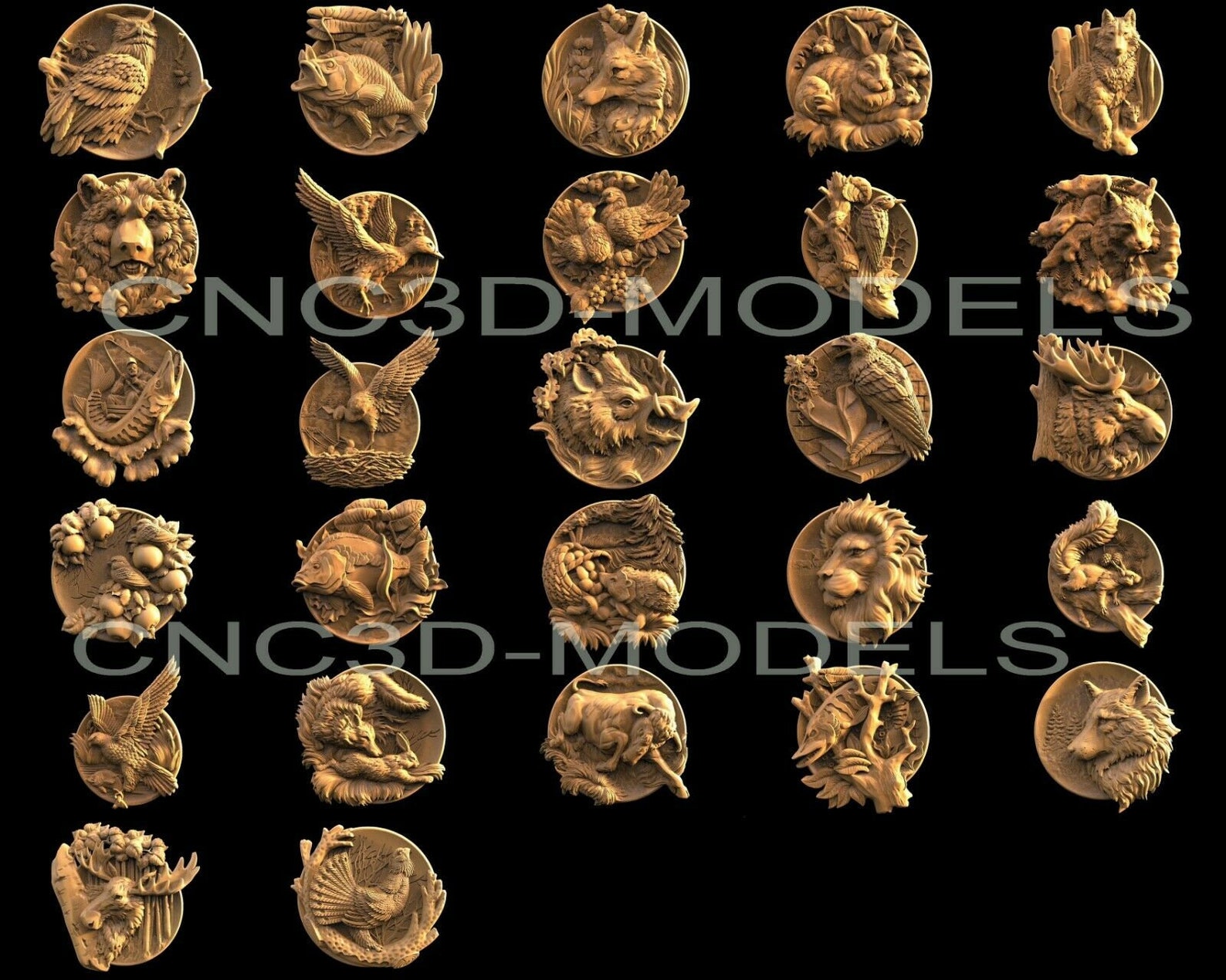 3d Stl Model For Cnc Router Engraver Carving Machine Relief Etsy