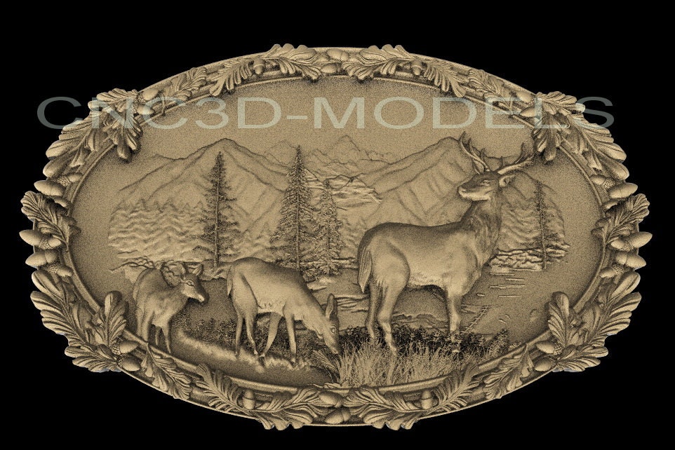 3d Cnc Elk - Etsy