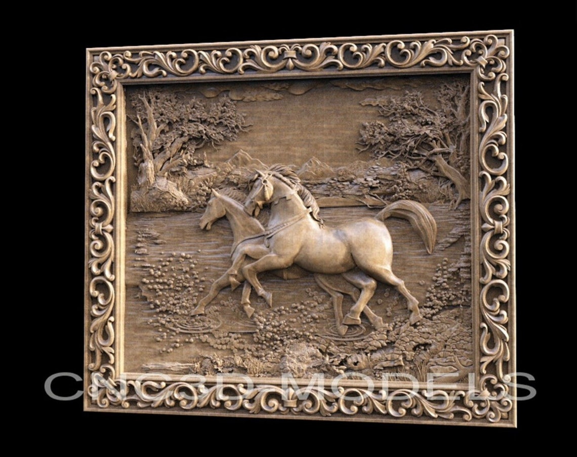 3D STL Model for CNC Router Engraver Carving Machine Relief | Etsy