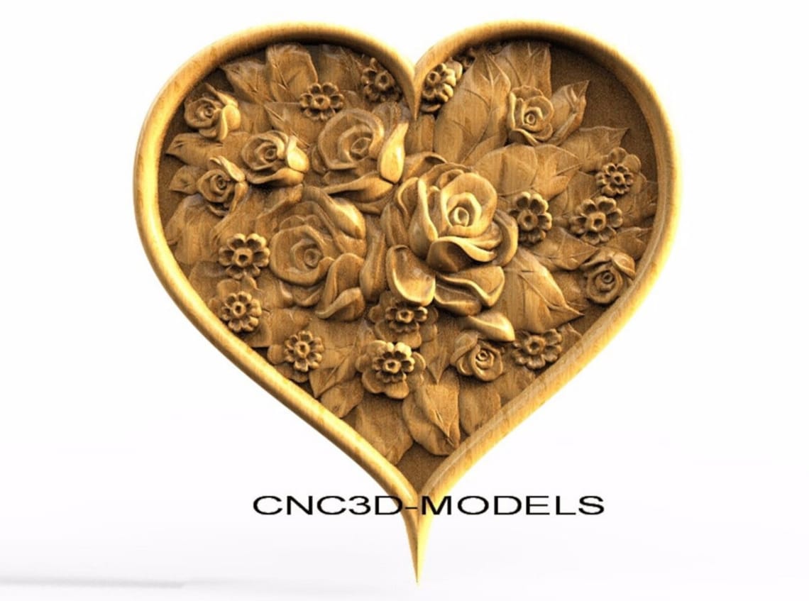 3D STL Model for CNC Router Engraver Carving Machine Relief - Etsy