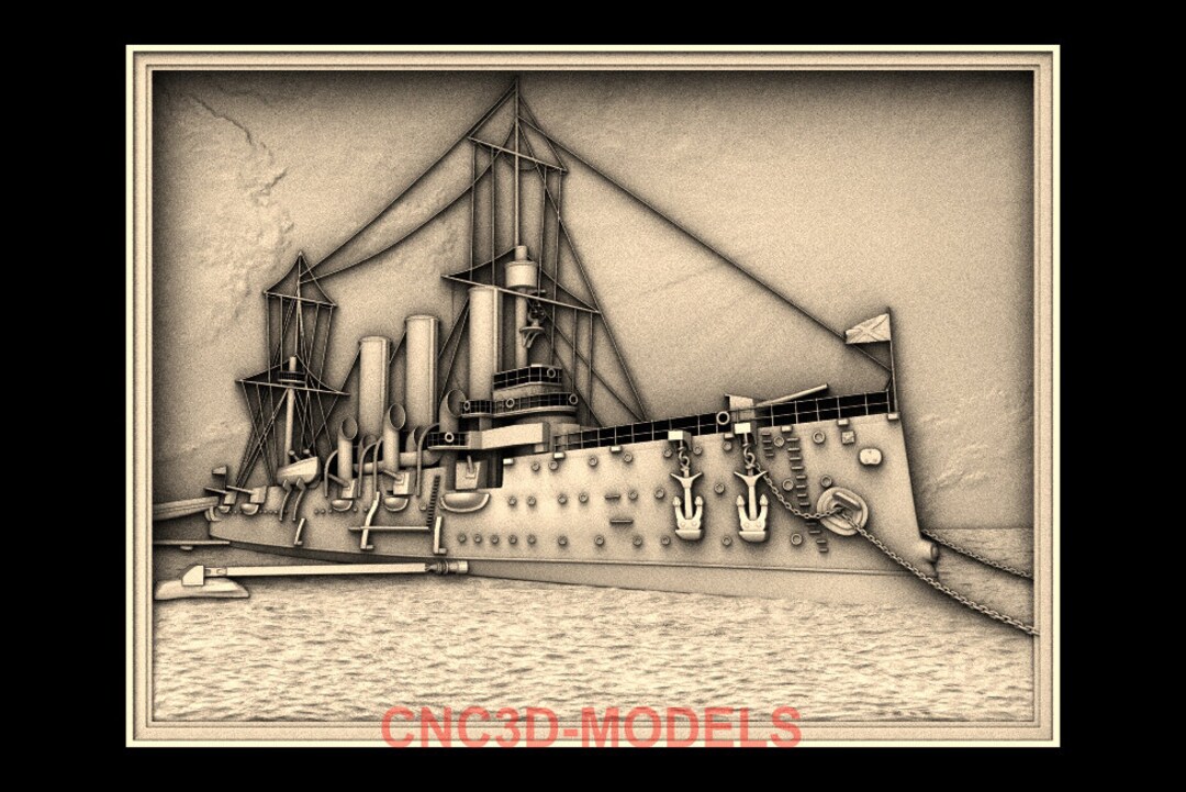 3D STL Model CNC Router Engraver Carving Machine Relief Artcam Aspire Cnc File Ship in the Dock ...