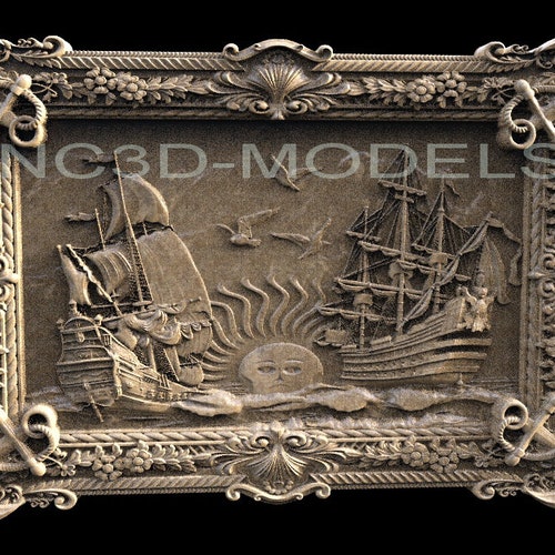 3D STL Model for CNC Router Engraver Carving Machine Relief - Etsy