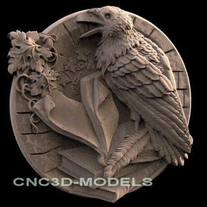 3D STL Model for CNC Router Engraver Carving Machine Relief Artcam ...