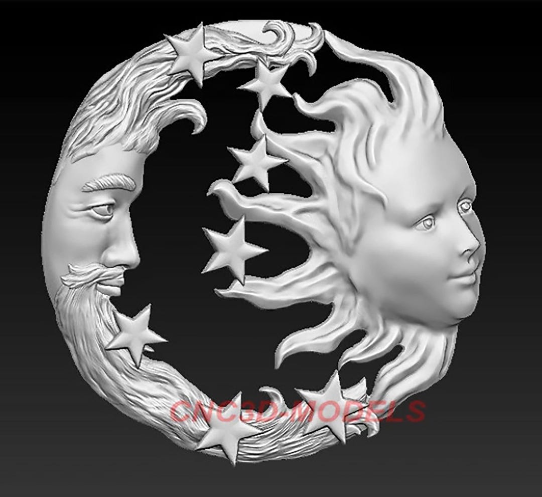 3D STL Model for CNC Router Engraver Carving Machine Relief Artcam ...