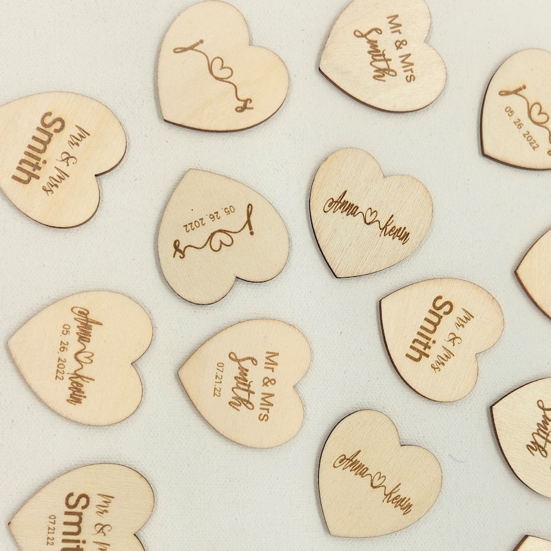 Wooden Confetti - Etsy