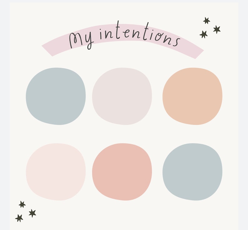 My Intentions Download Printable Intentions Tracker Bullet Journal ...