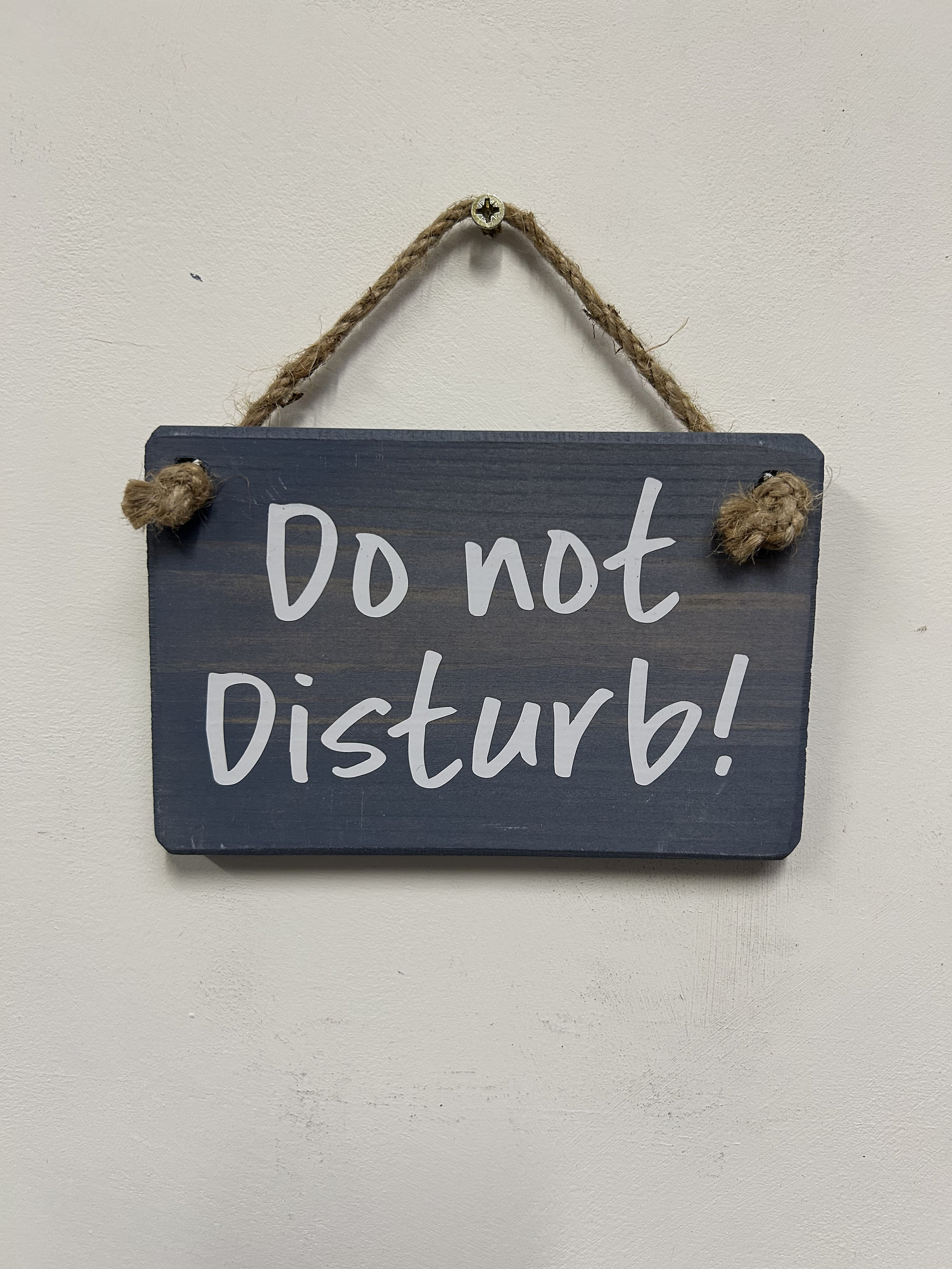 Do Not Disturb Small Hanging Wooden Plaque/sign - Etsy
