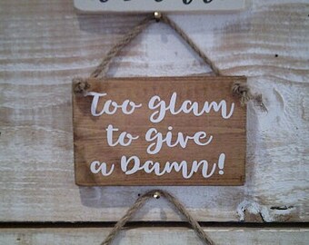Give a Damn Sign - Etsy