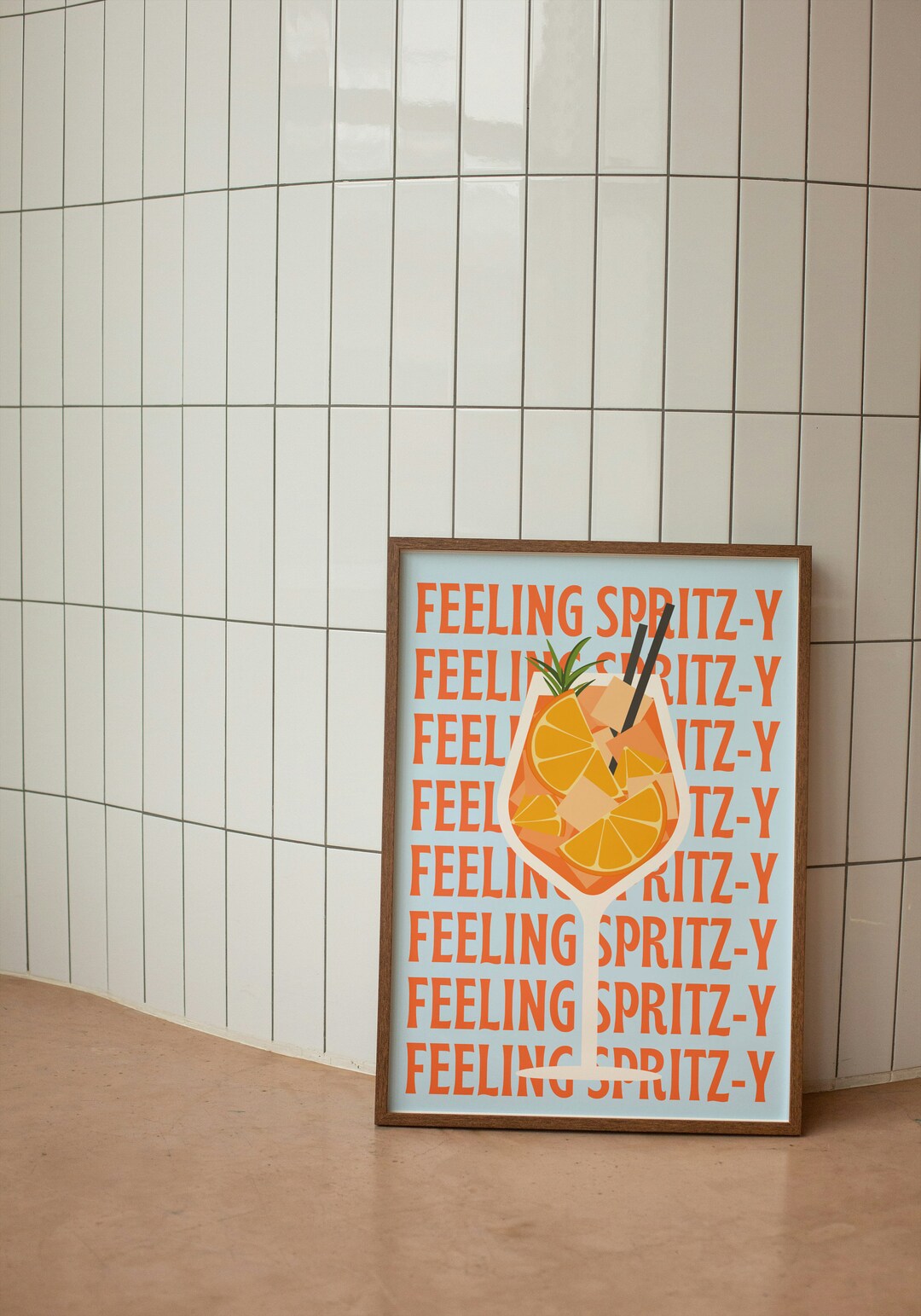 Feeling Spritz-y Cocktail Print | Cocktail Print | Wall Decor - Premium ...