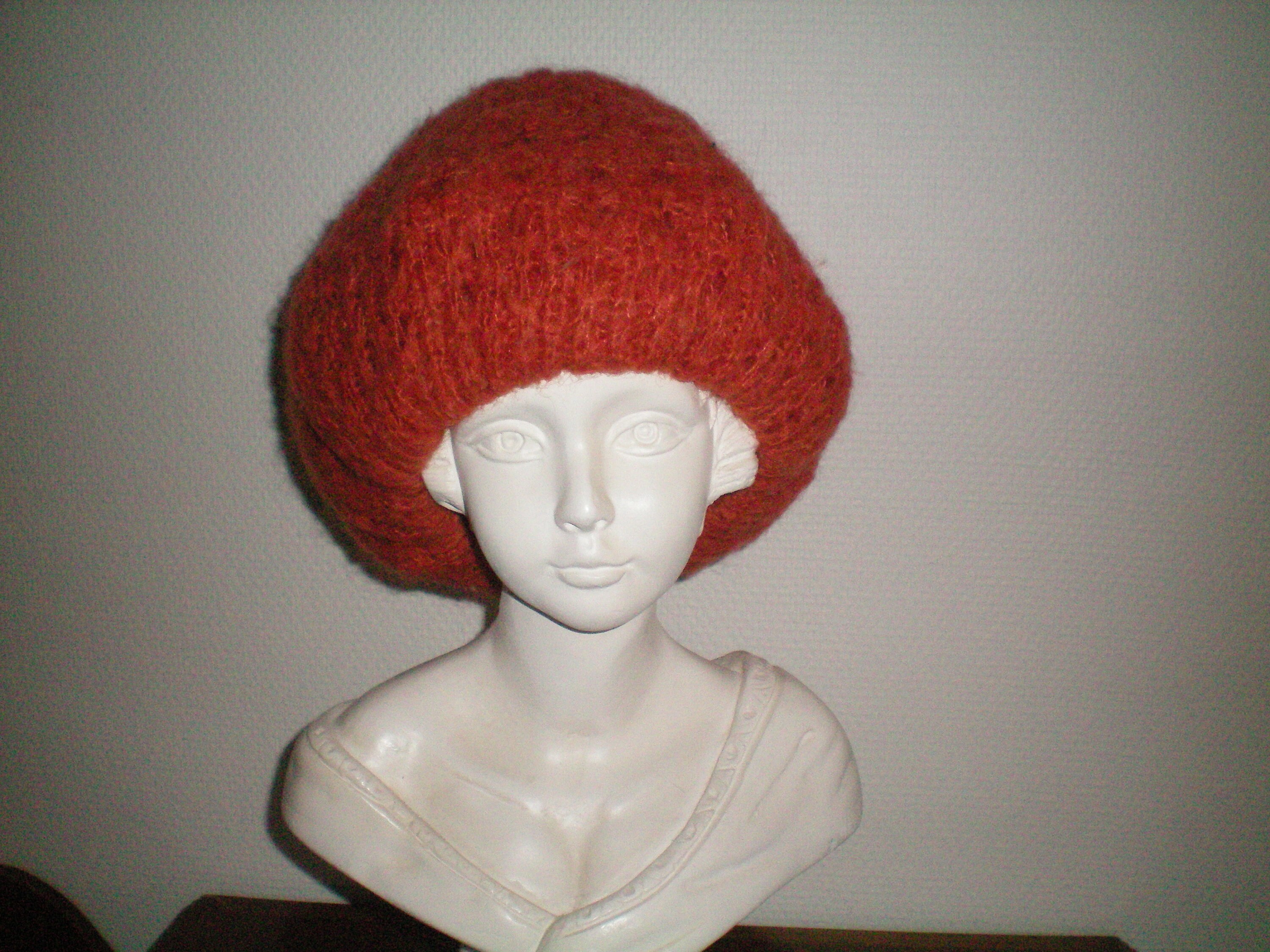 Vintage Wool Cap Double Knit Cap to Wear on or Off - Etsy UK