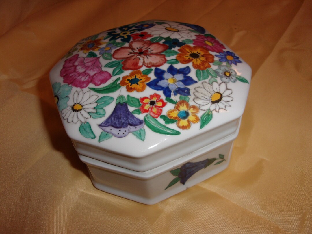 Candy Box Limoges France Candy Box Painted by Hand Vintage - Etsy