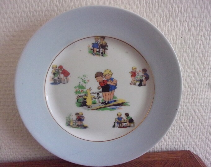 Limoges Porcelain Plate, Plate With Childish Motifs - Etsy