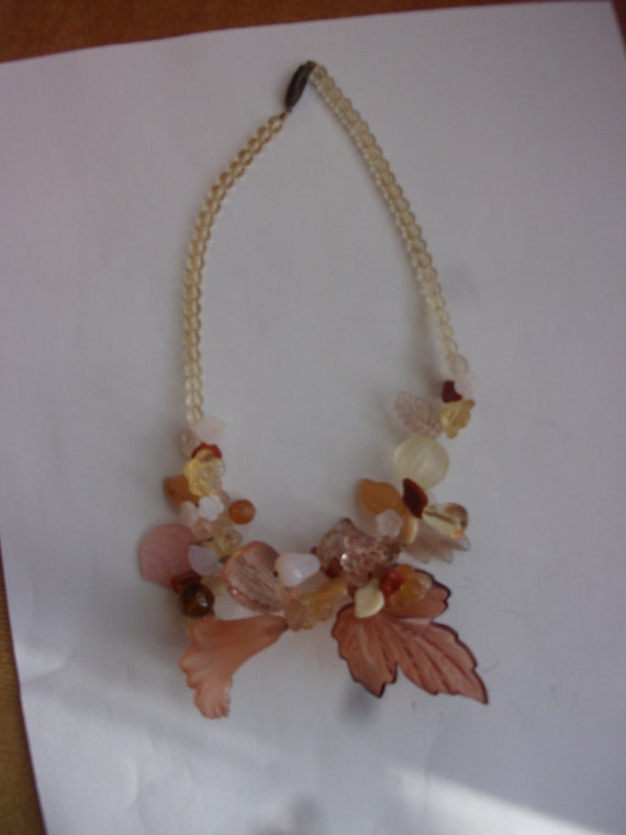 collier en plastique verre - Gem