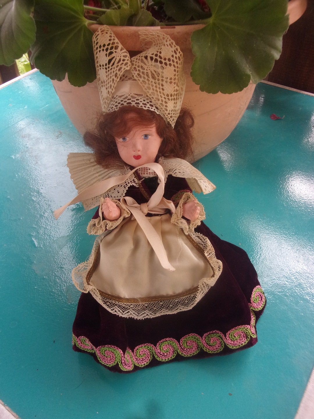 Old Breton Folk Doll, Old Doll in Composition Height 20 Cm - Etsy