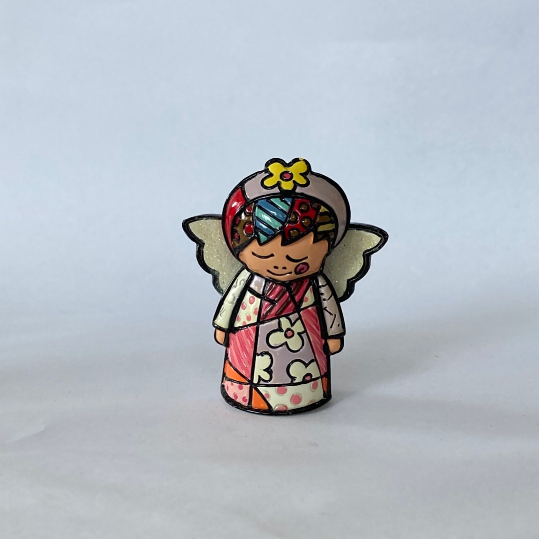 Romero Britto Miniature Angel - Etsy