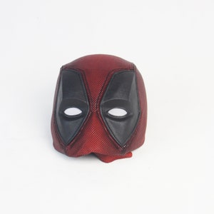 Deadpool Halfshell Costume Cosplay Mask With Screen Printed Fabric and ...