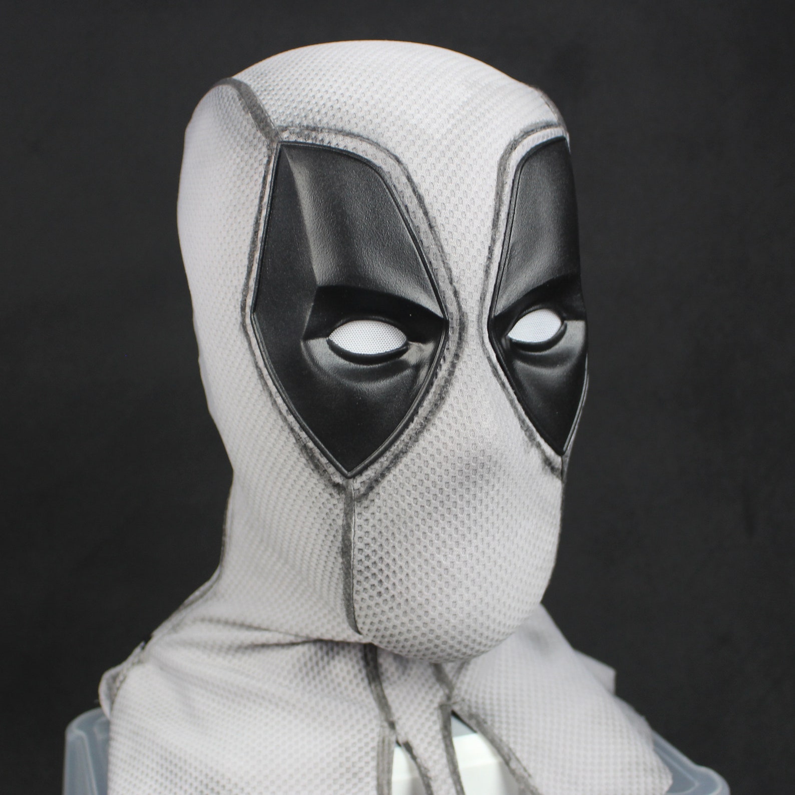 X-force Grey Deadpool Costume Cosplay Mask With Magnetic Eyes | Etsy