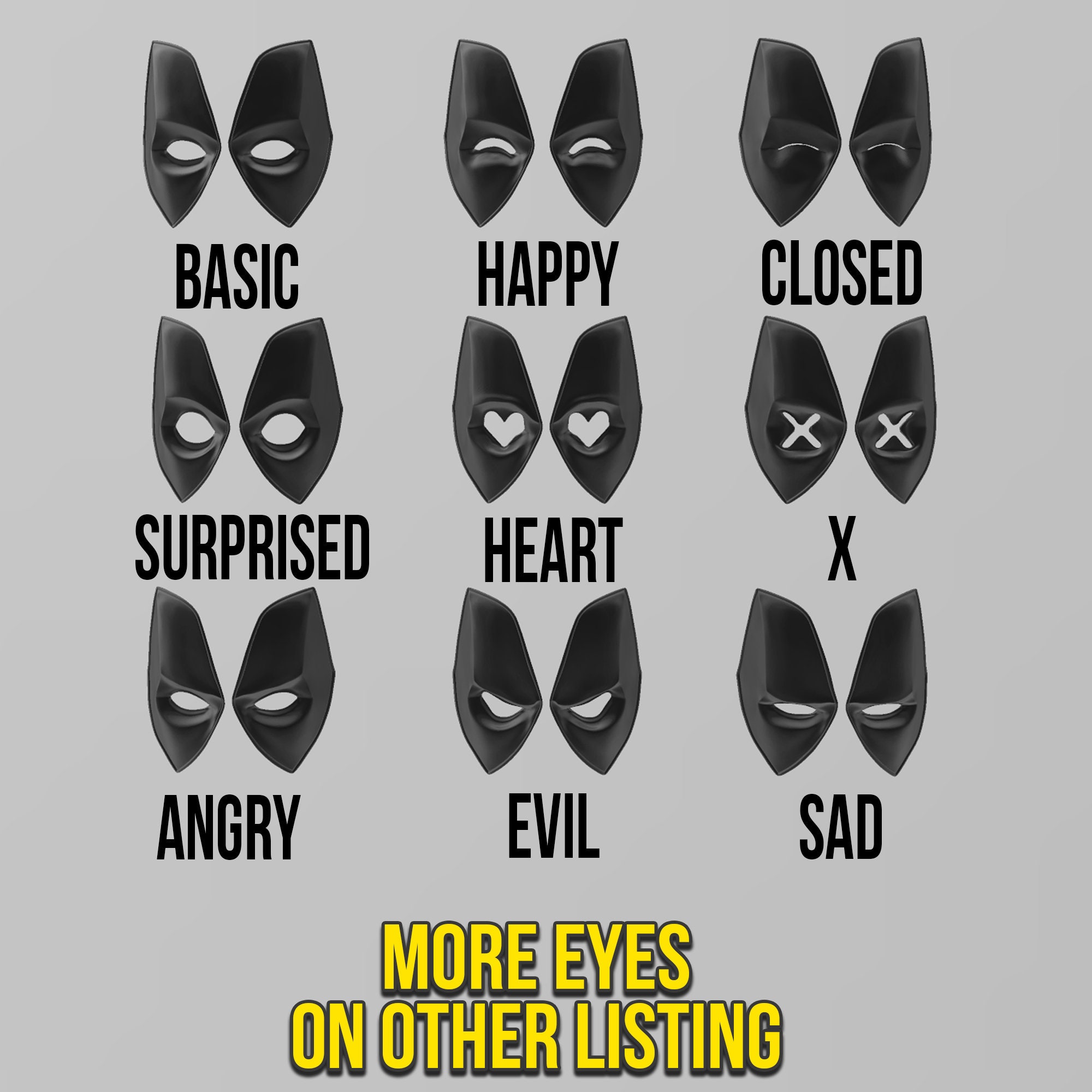 X-force Grey Deadpool Costume Cosplay Mask With Magnetic Eyes | Etsy