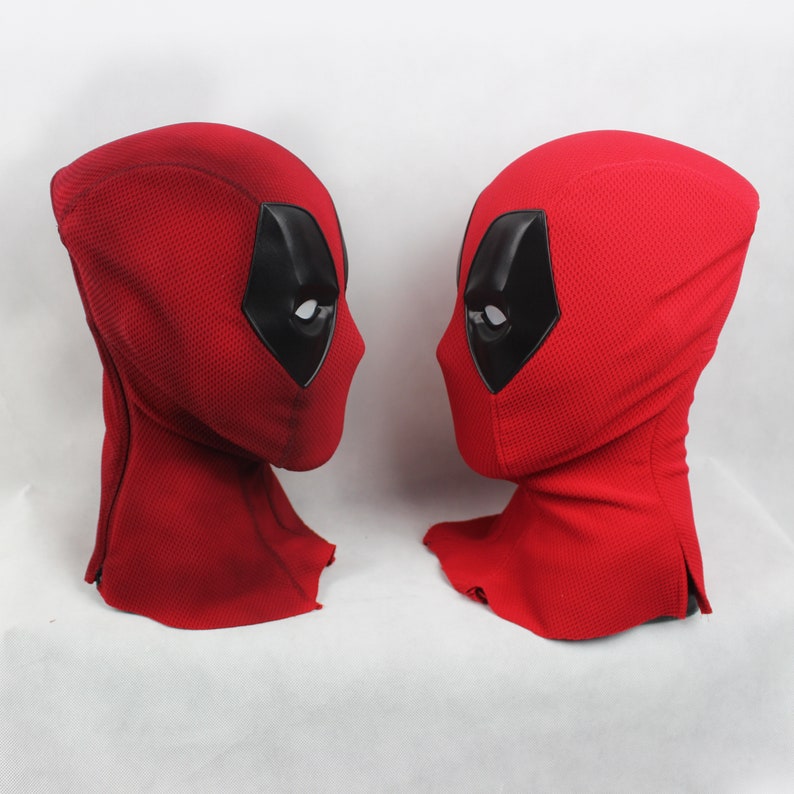 Deadpool Costume Cosplay Mask With Magnetic Eyes - Etsy