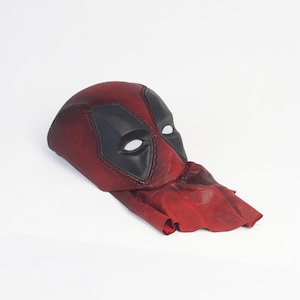 Deadpool Halfshell Costume Cosplay Mask With Screen Printed Fabric and ...