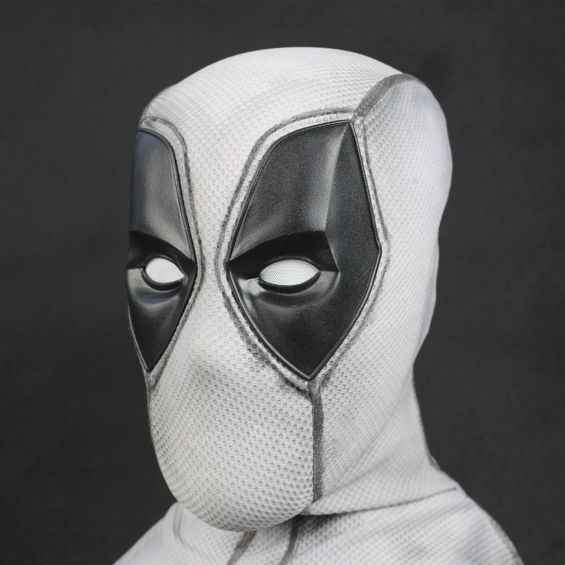 X-force Grey Deadpool Costume Cosplay Mask With Magnetic Eyes | Etsy