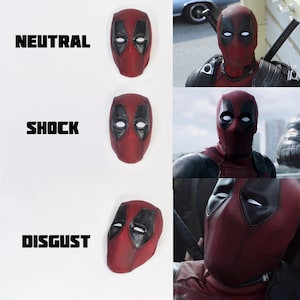 Deadpool Halfshell Costume Cosplay Mask With Screen Printed Fabric and ...
