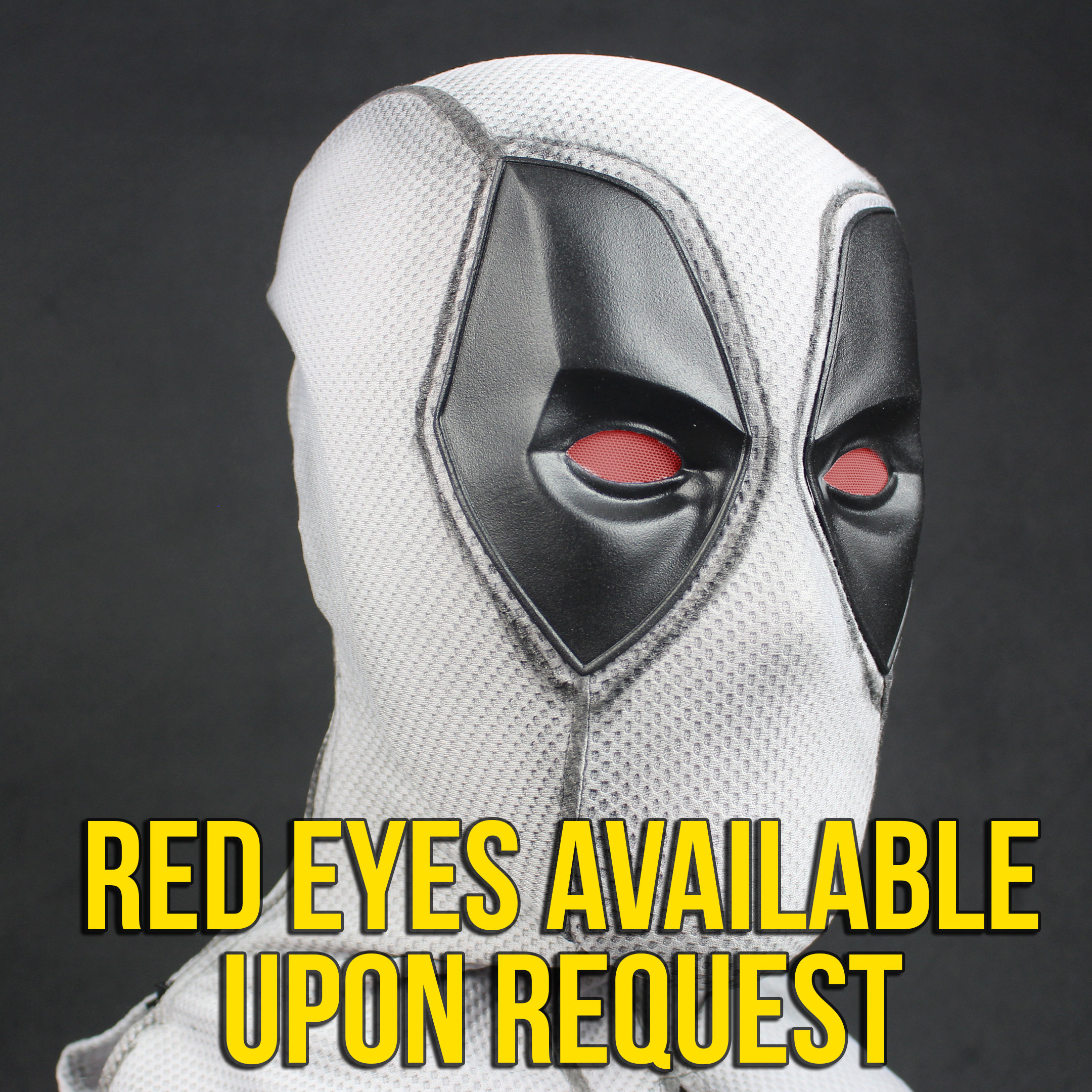 X-force Grey Deadpool Costume Cosplay Mask With Magnetic Eyes | Etsy
