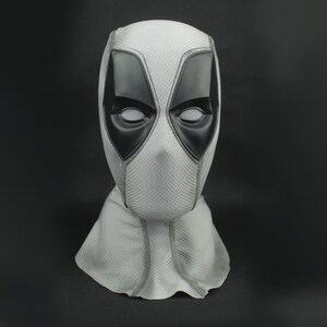X-force Grey Deadpool Costume Cosplay Mask With Magnetic Eyes - Etsy