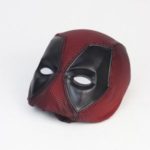 Deadpool Halfshell Costume Cosplay Mask With Screen Printed Fabric and ...