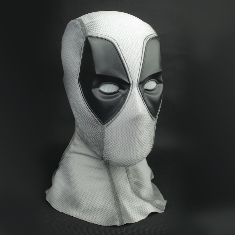 X-force Grey Deadpool Costume Cosplay Mask With Magnetic Eyes - Etsy