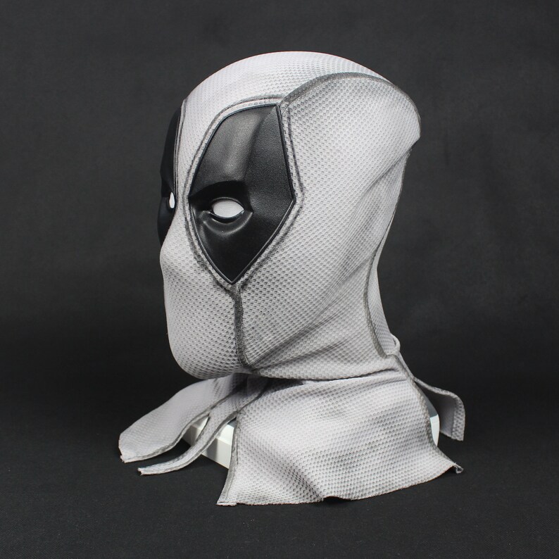 X-force Grey Deadpool Costume Cosplay Mask With Magnetic Eyes | Etsy