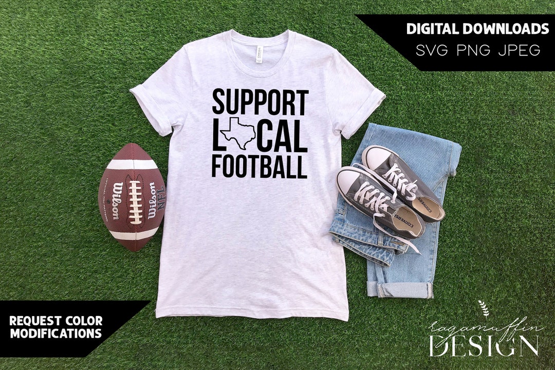 Support Local Football | Football SVG | Small Town Friday Night Lights ...