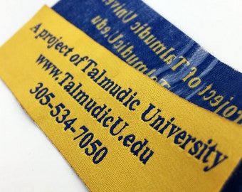 100 Iron on Custom Tag Iron Labels Custom Iron on Label | Etsy