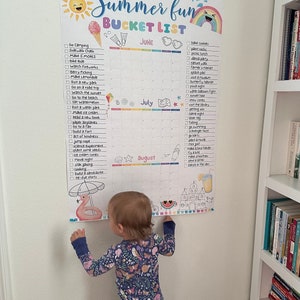 Editable Summer Calendar Printables Instant Digital Download Summer Fun ...