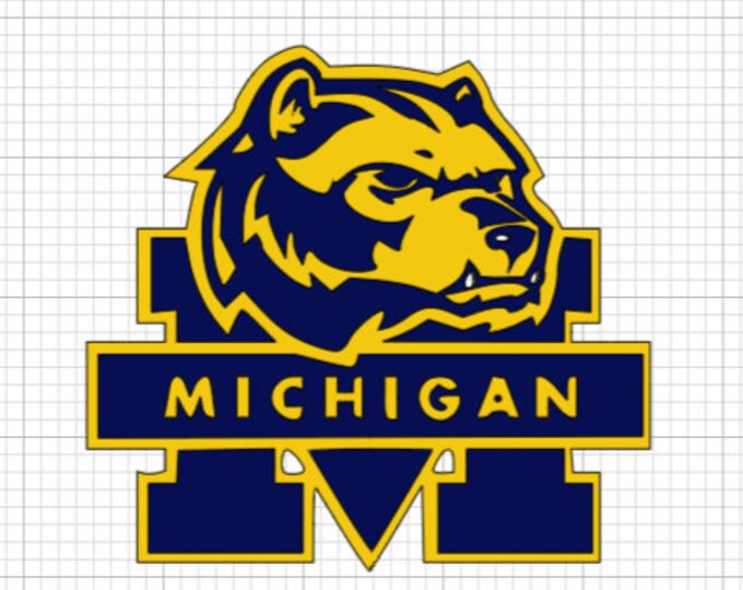Michigan Wolverines SVG - Etsy