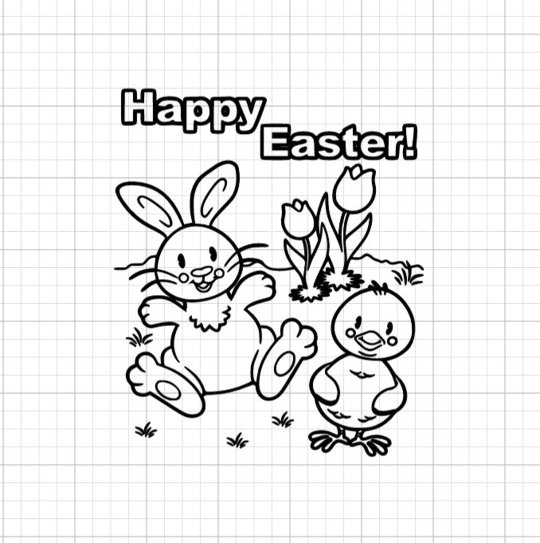 Easter Tshirt Coloring SVG - Etsy