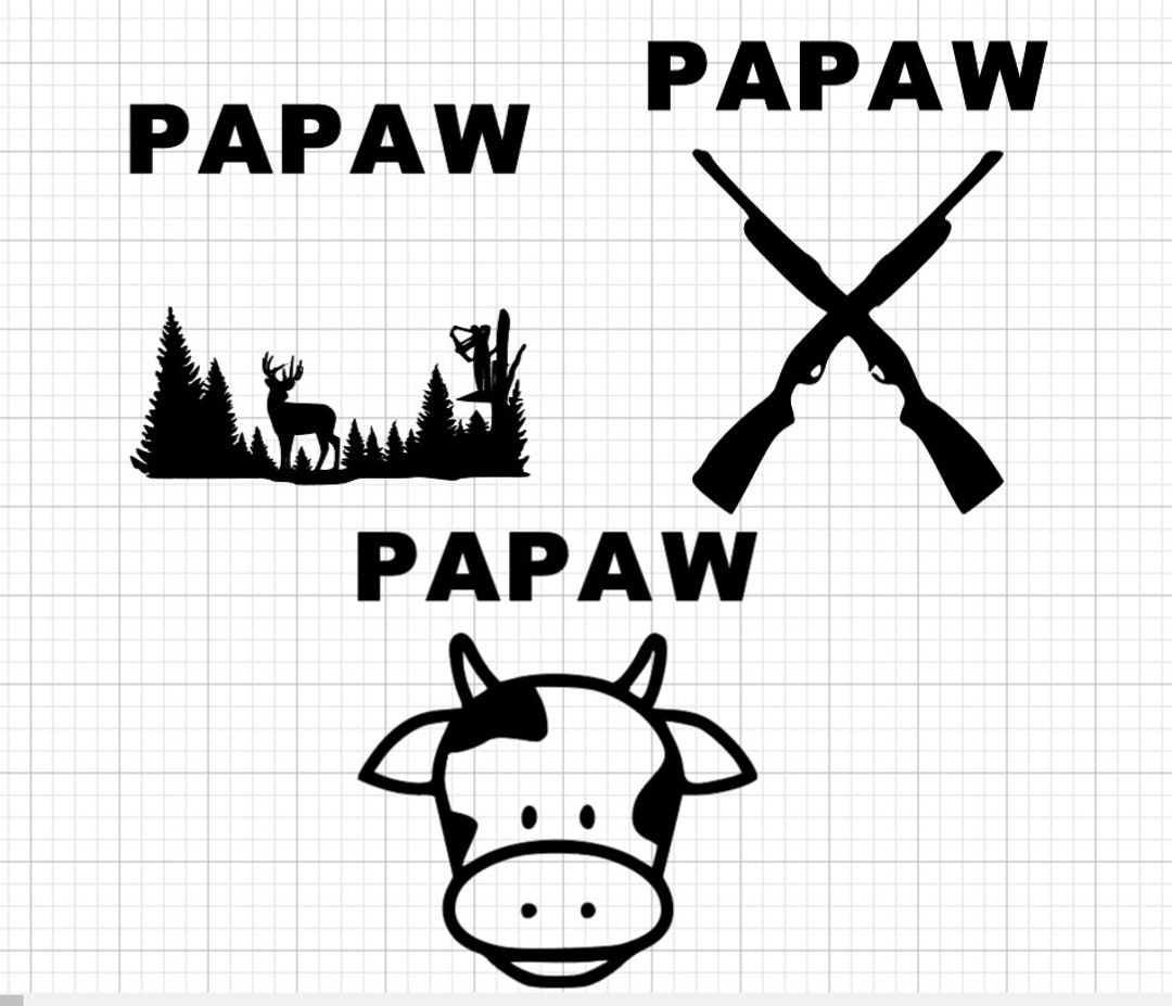 PAPAW Fathers Day Birthday Beer Mug Svg 3 for the Price of 1 - Etsy