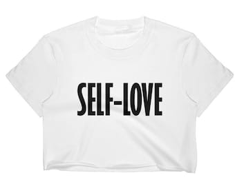 Love crop top | Etsy