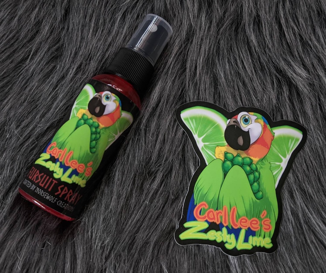 Carl Lee's Zesty Lime Fursuit Spray + 3" Sticker by Norsewolf Creations ...