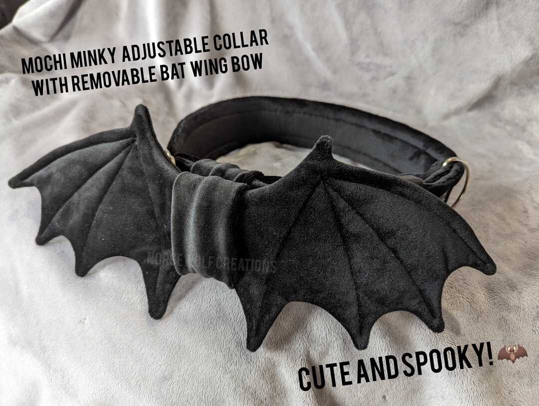 Bat Wing Mochi Bow And/or Collar Hand Made by Norsewolf Cosplay Costume ...