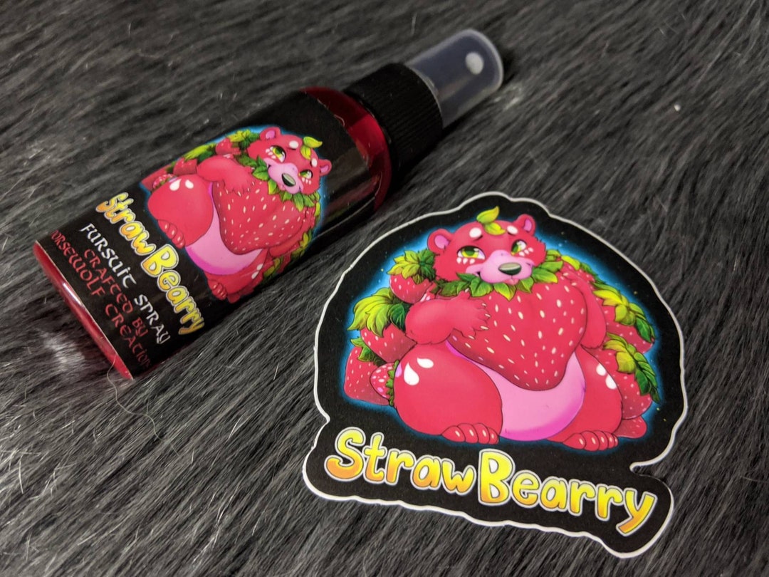 Strawbearry Strawberry Fursuit Spray + 3" Sticker by Norsewolf ...