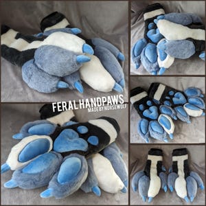 Design Your Own! Custom Feral Handpaws Hand Made by Norsewolf Creations ...