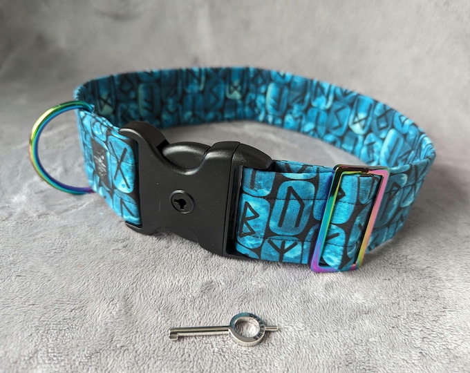 NORSE RUNES Collar Hand Made by Norsewolf Creations Pet Cosplay Fursuit ...