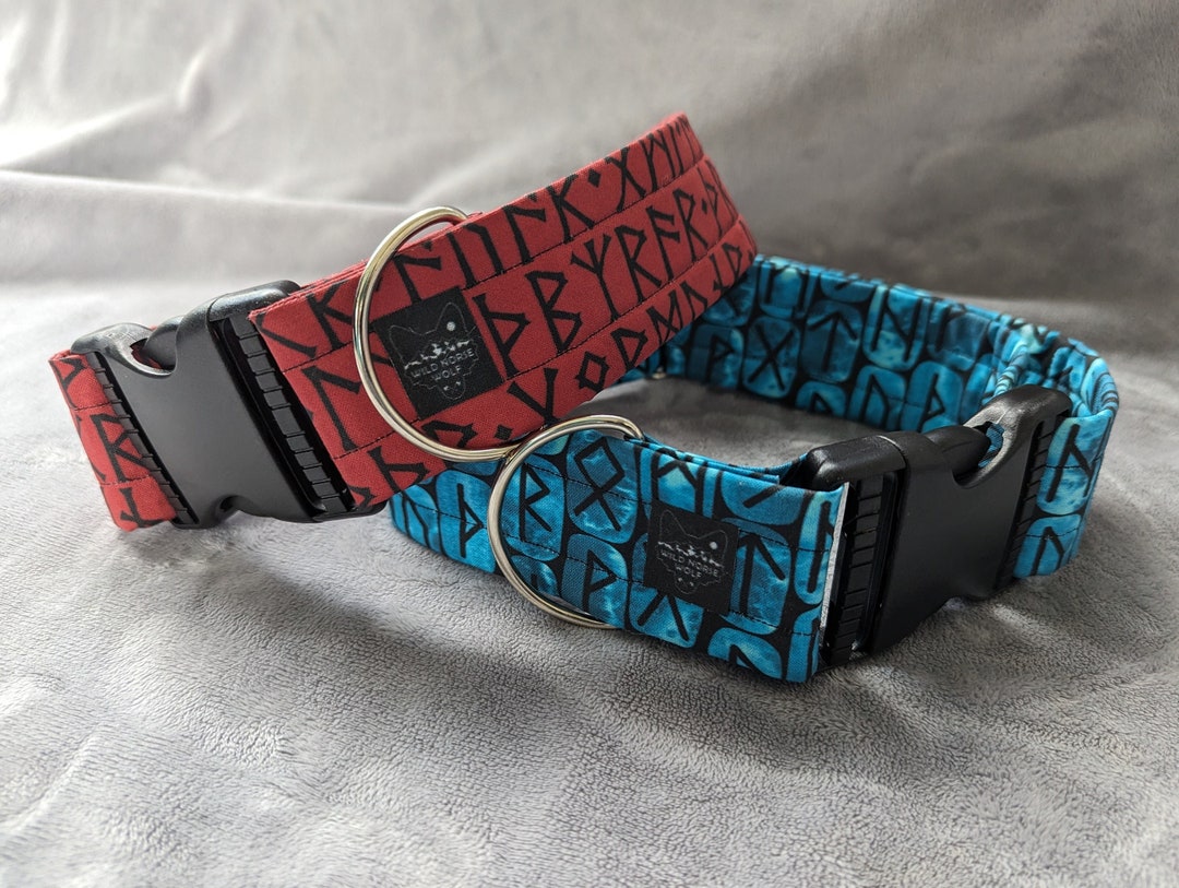 Norse Runes Collar Hand Made by Norsewolf Creations Pet Cosplay Fursuit ...